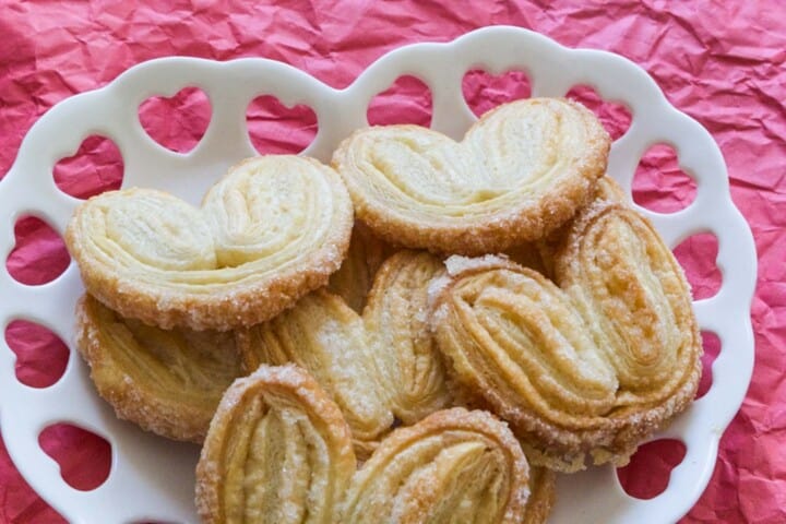 Palmiers - Easy French cookies, just 2 ingredients! | Delicious Table