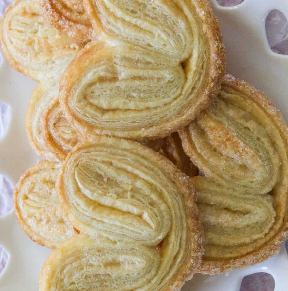 Palmiers - Easy French cookies, just 2 ingredients! | Delicious Table