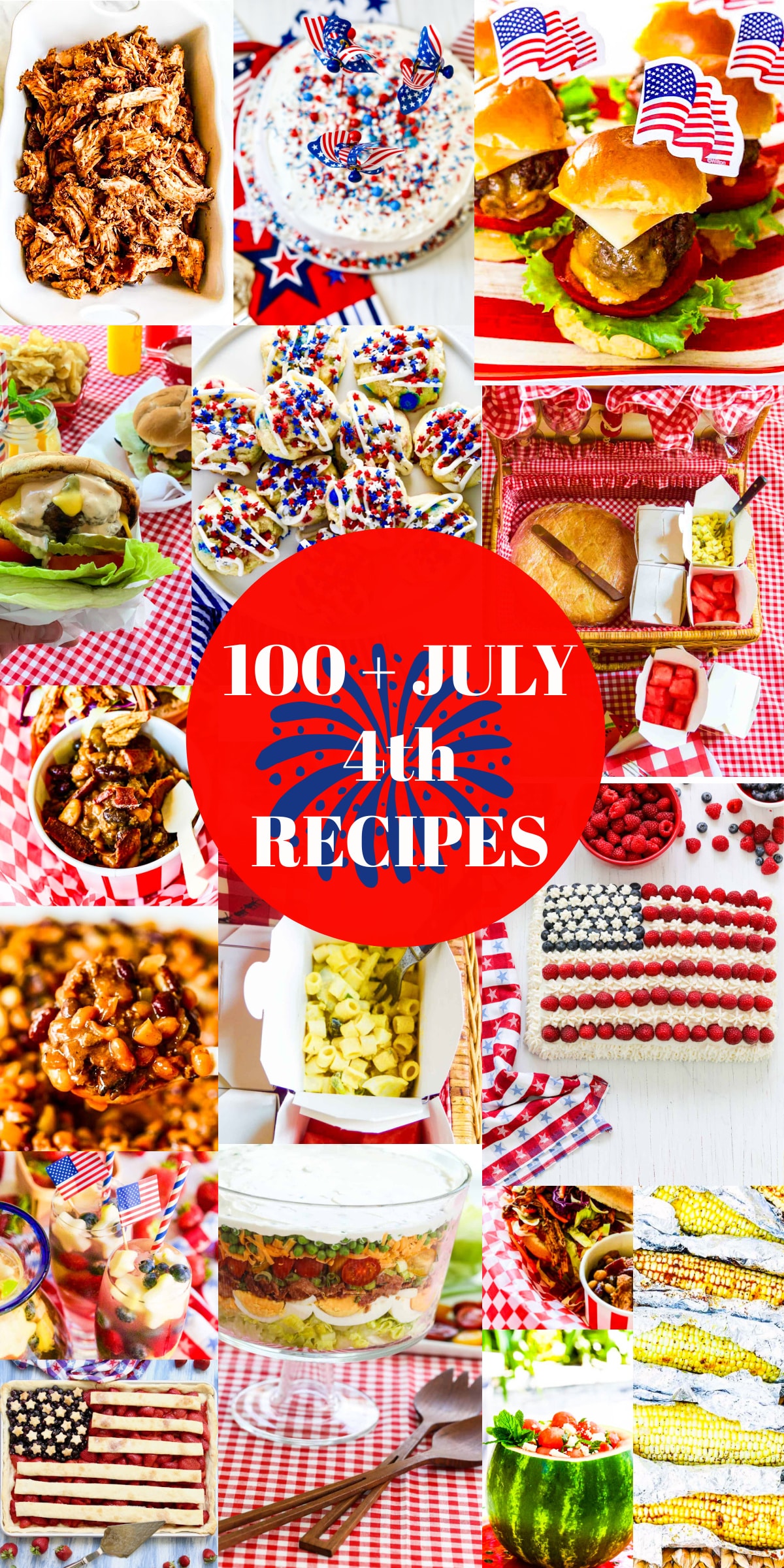 100+ July 4th Recipes Cookout Menu - Delicious Table