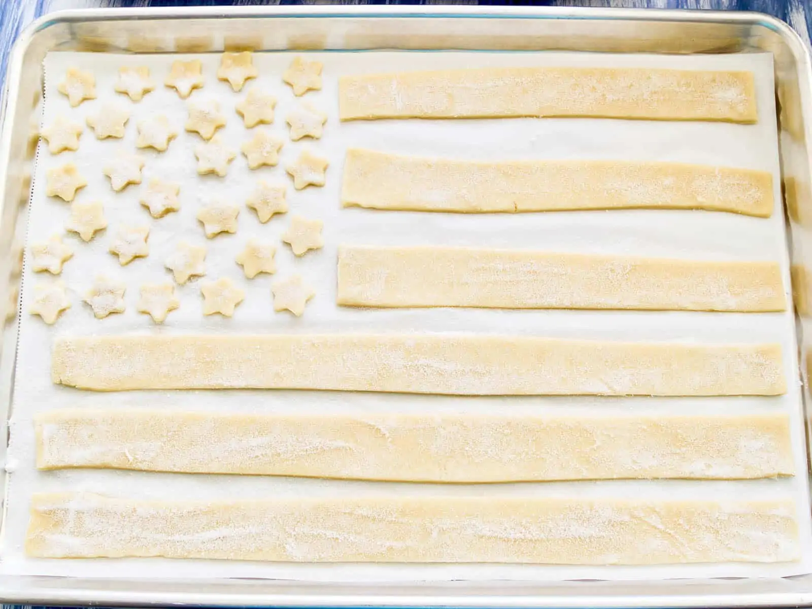 American Flag Pie - Delicious Table