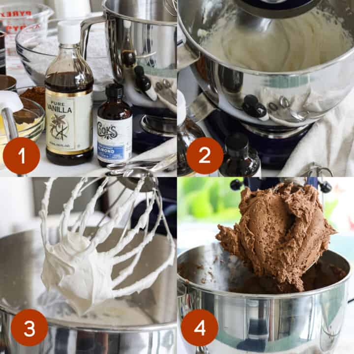 Chocolate Frosting (Cake Decorating Buttercream) | Delicious Table