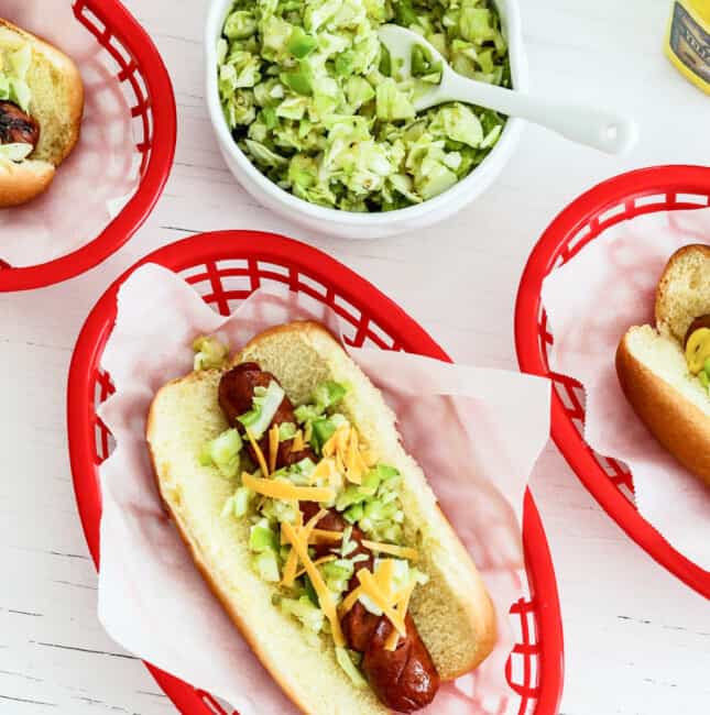 Spiral-Cut Grilled Hot Dog Recipe - Delicious Table