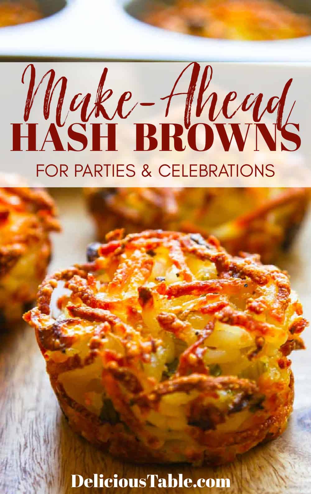 Crispy Oven Baked Hash Browns (Frozen or Real Potato) | Delicious Table