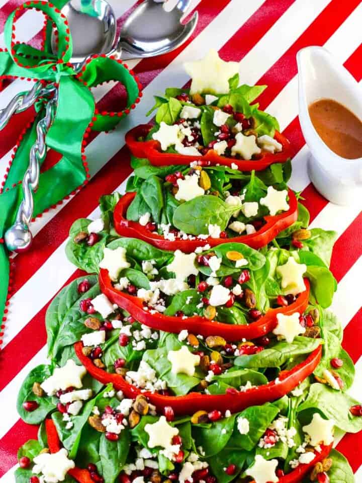 Holiday Salad with a Cranberry Vinaigrette | Delicious Table