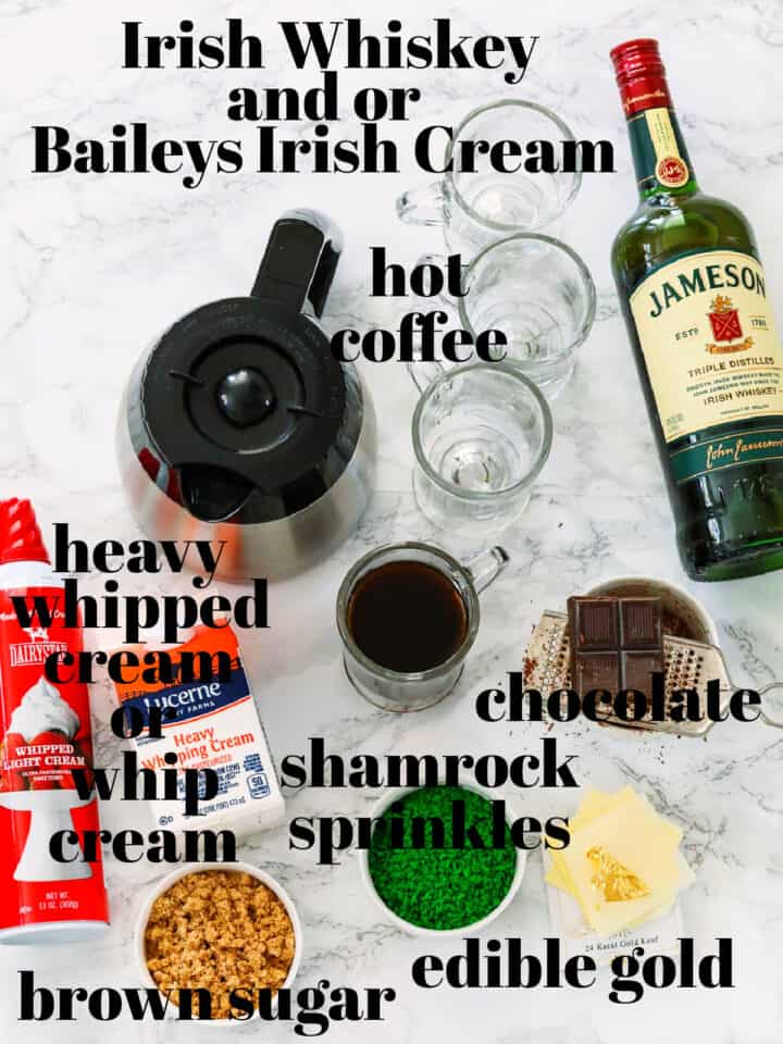 Irish Coffee with Baileys or Whiskey - Delicious Table