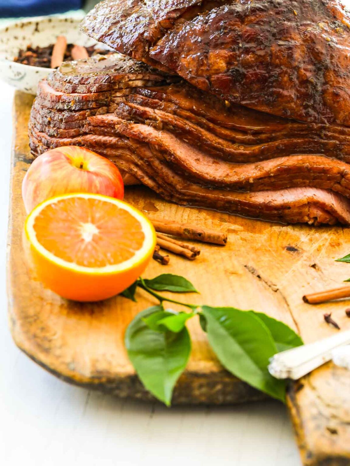Double Smoked Ham With Orange Honey Glaze Recipe | Delicious Table
