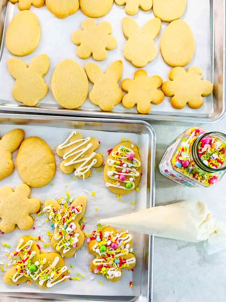 Easter Cookies Recipe + Easy Decorating Tips - Delicious Table