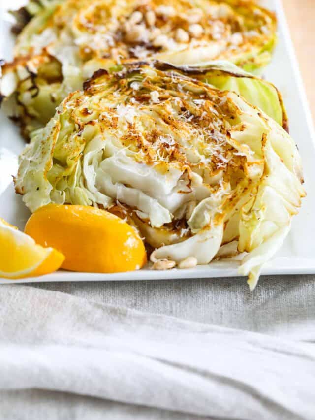 Roasted Cabbage Steaks Recipe | Delicious Table