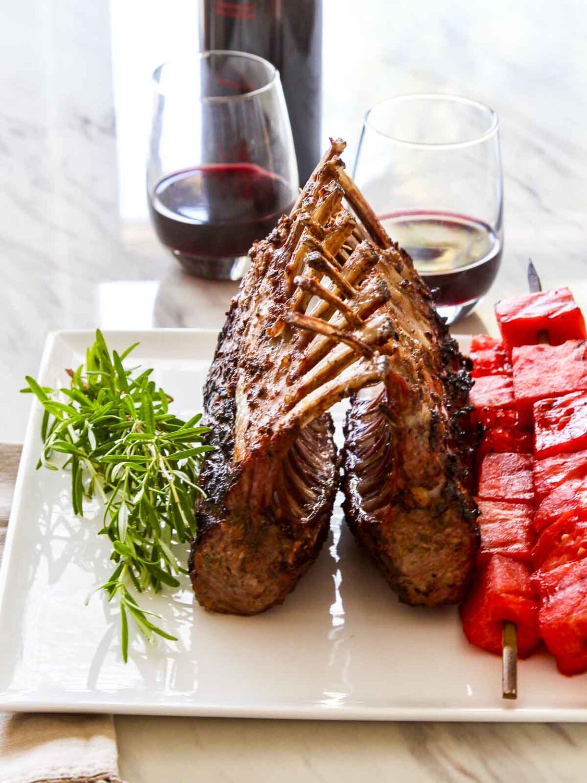 Grilled Rack Of Lamb With The Best Side Dishes - Delicious Table