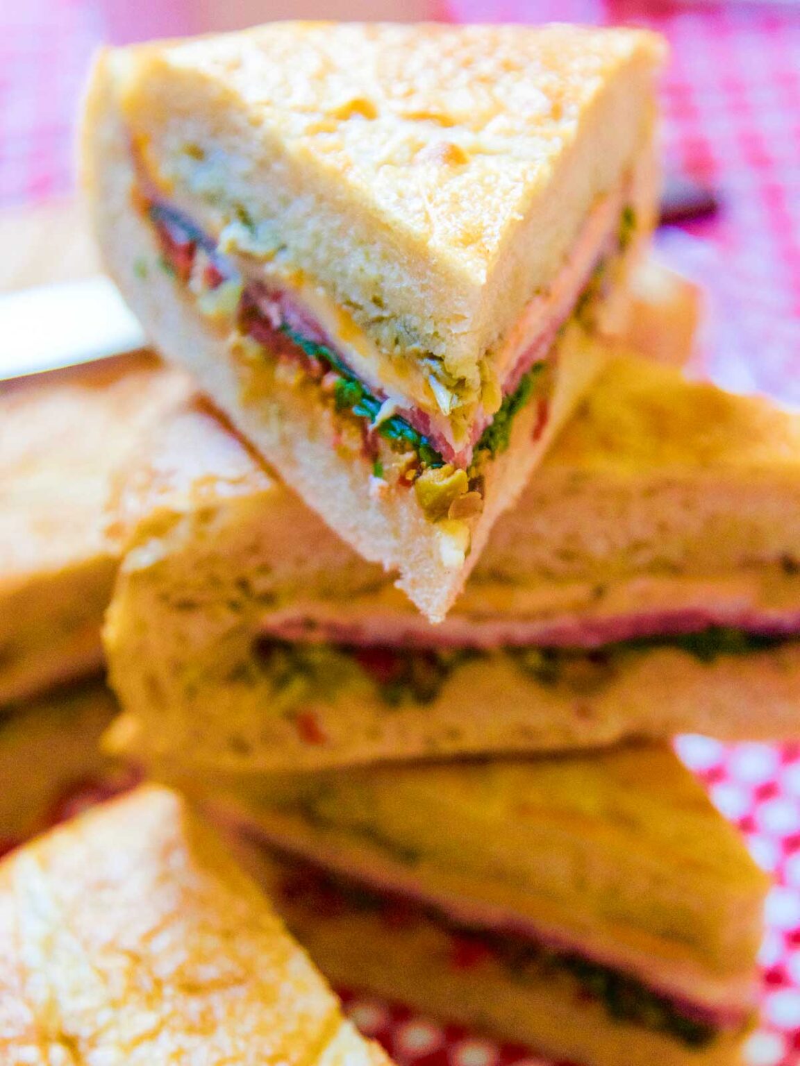 Pressed Picnic Sandwich Recipe | Delicious Table