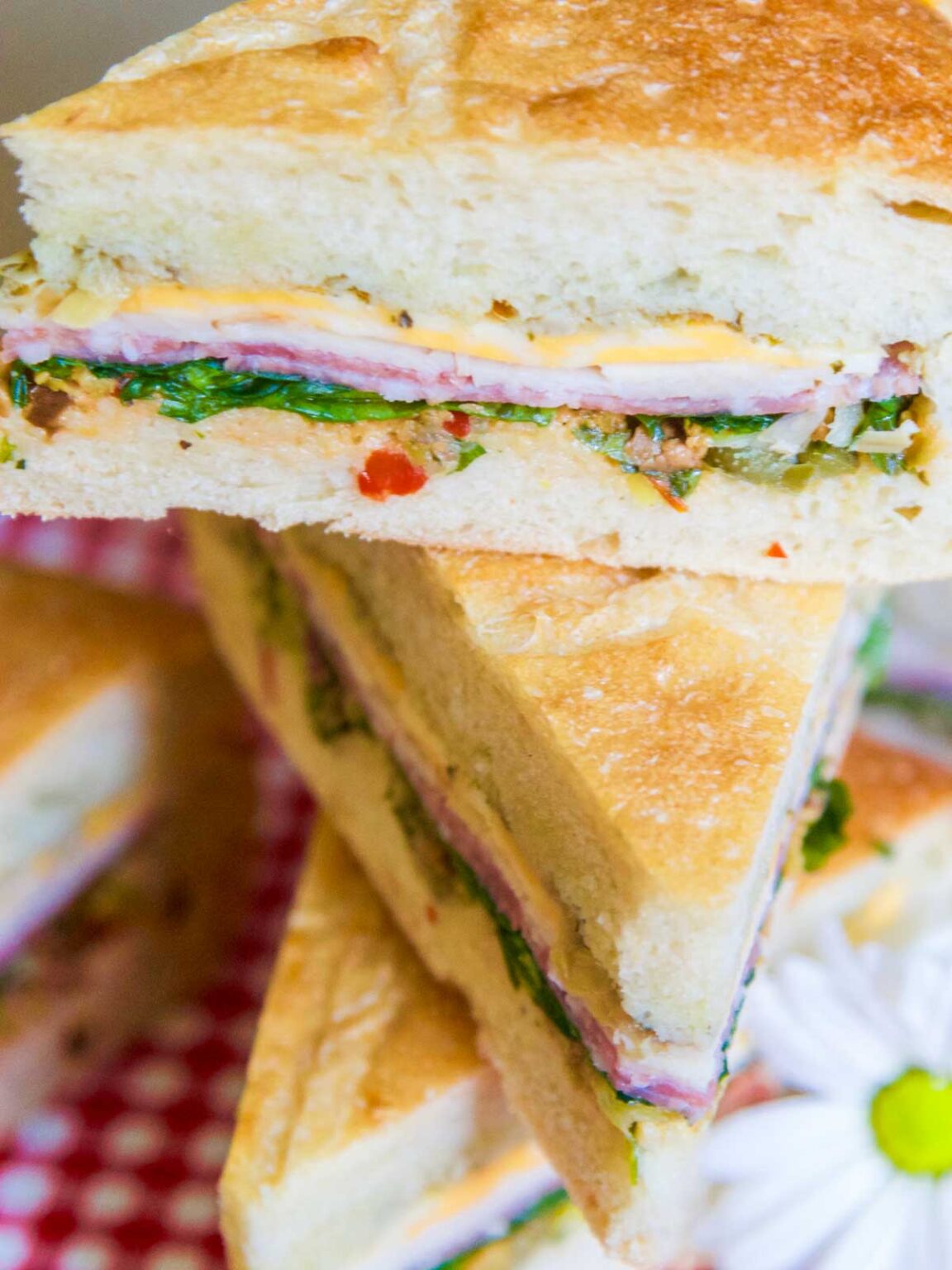 Pressed Picnic Sandwich Recipe | Delicious Table