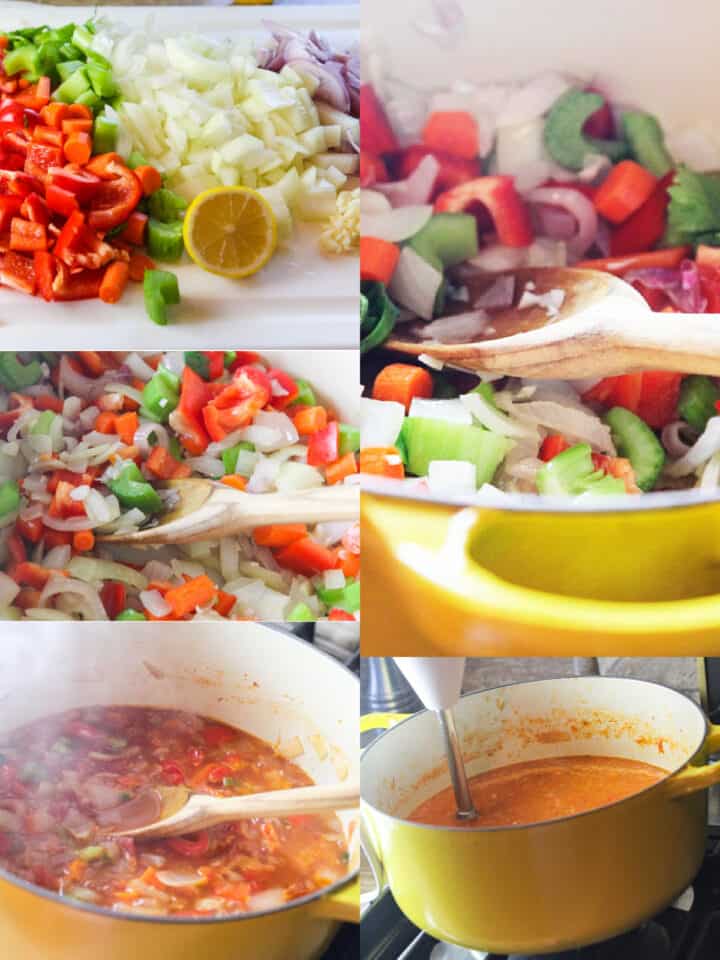 Tomato Soup with Basil Dumplings - Delicious Table