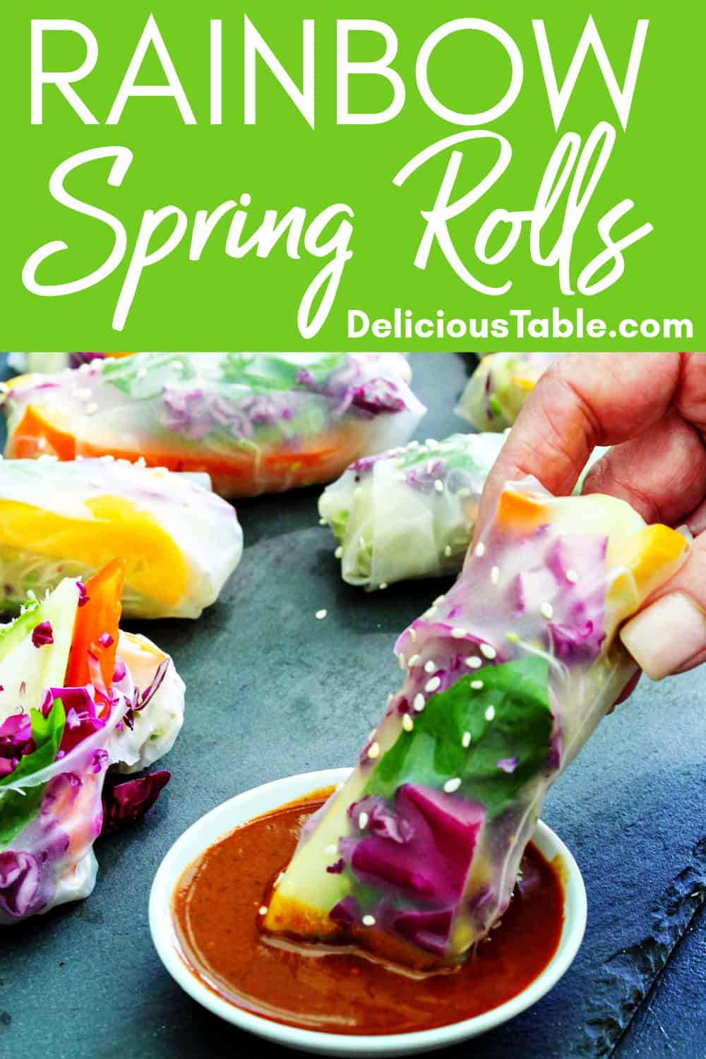 Vegetable Spring Rolls Recipe - Delicious Table