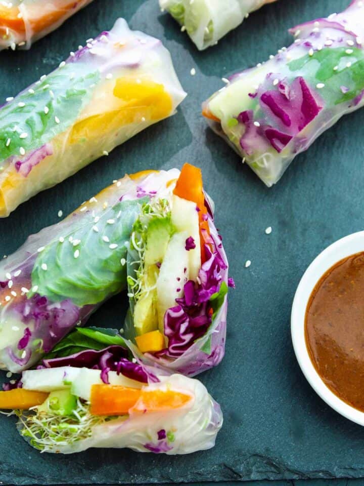 Vegetable Spring Rolls Recipe - Delicious Table