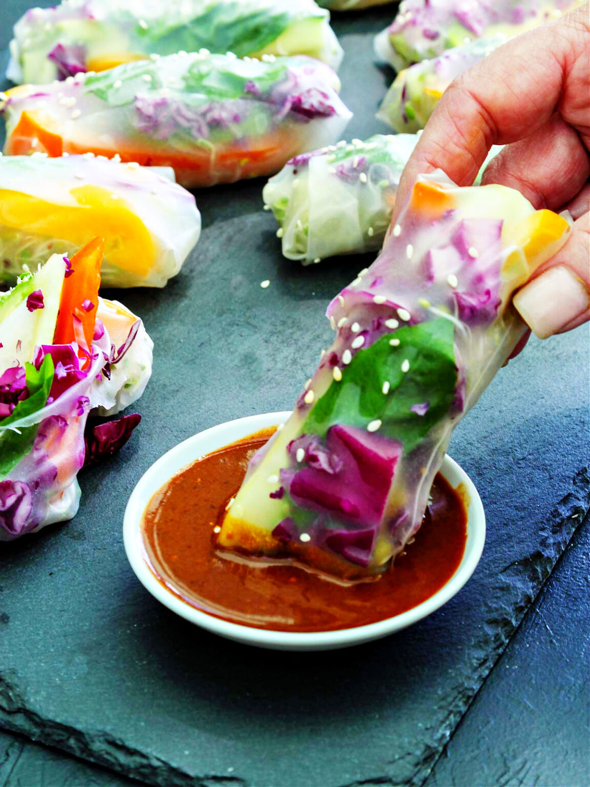 Vegetable Spring Rolls Recipe - Delicious Table