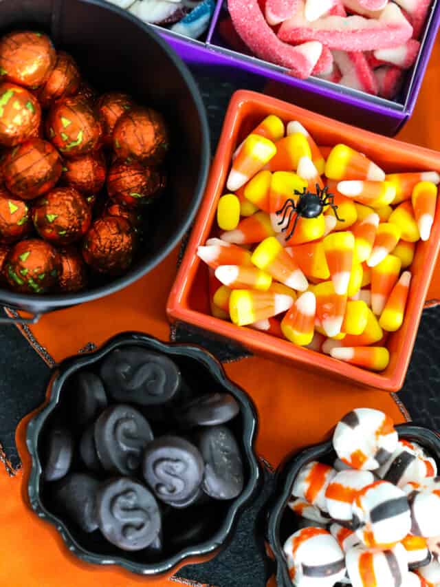 Halloween Candy Board Delicious Table