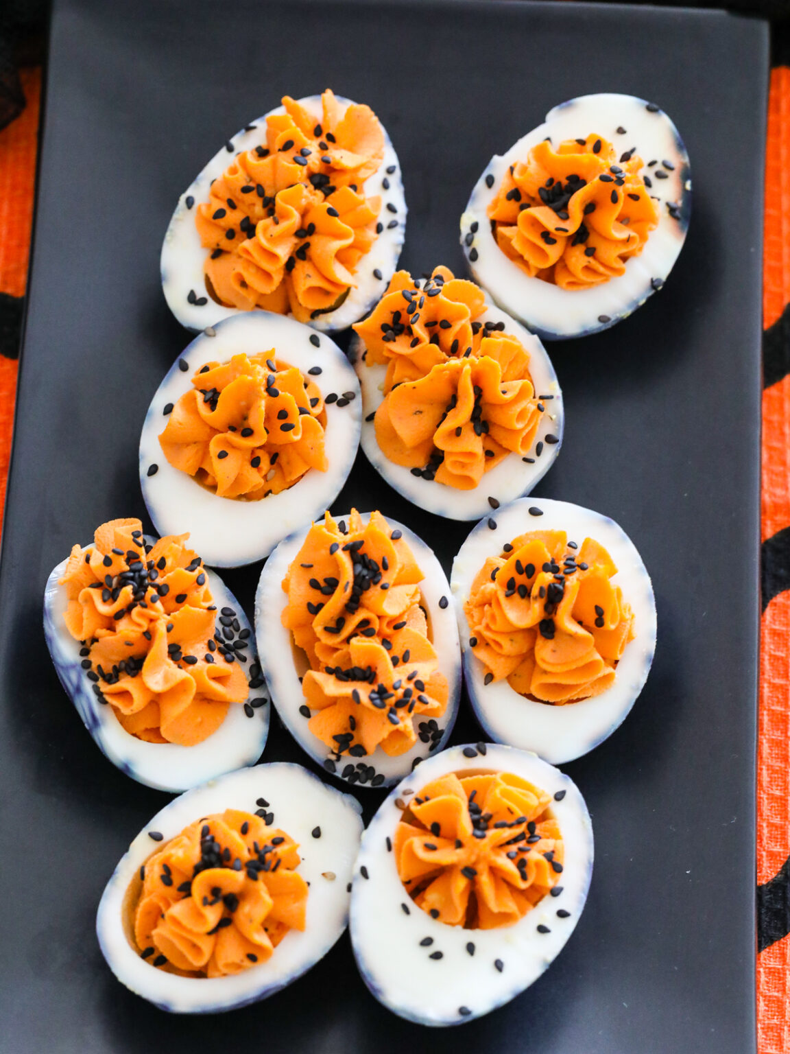 Halloween Deviled Eggs Recipe - Delicious Table