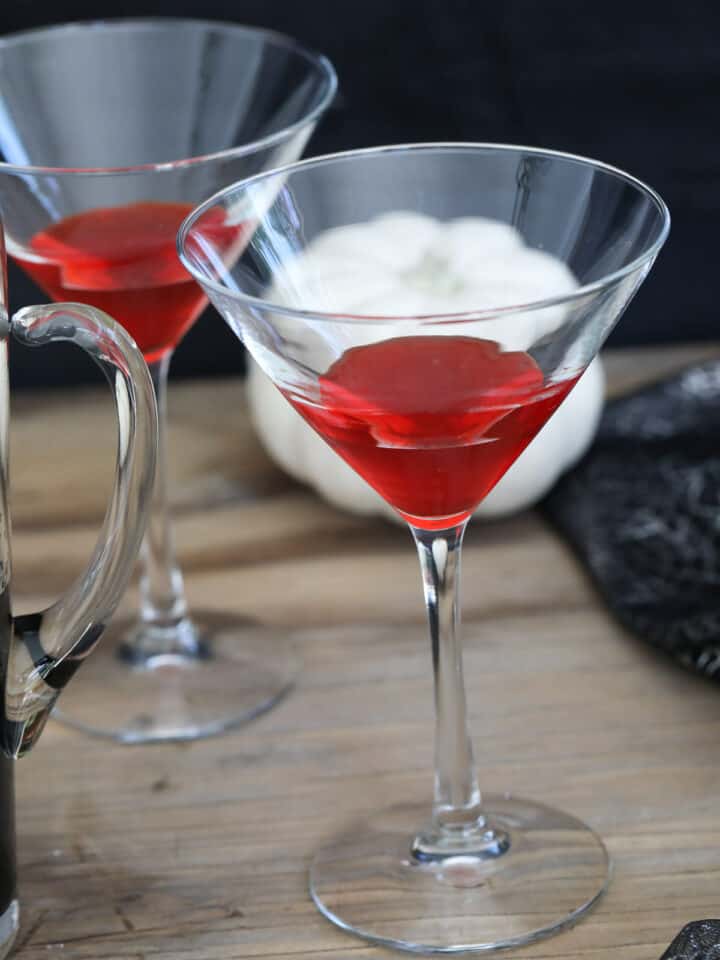 Halloween Black Martini Cocktail Recipe - Delicious Table