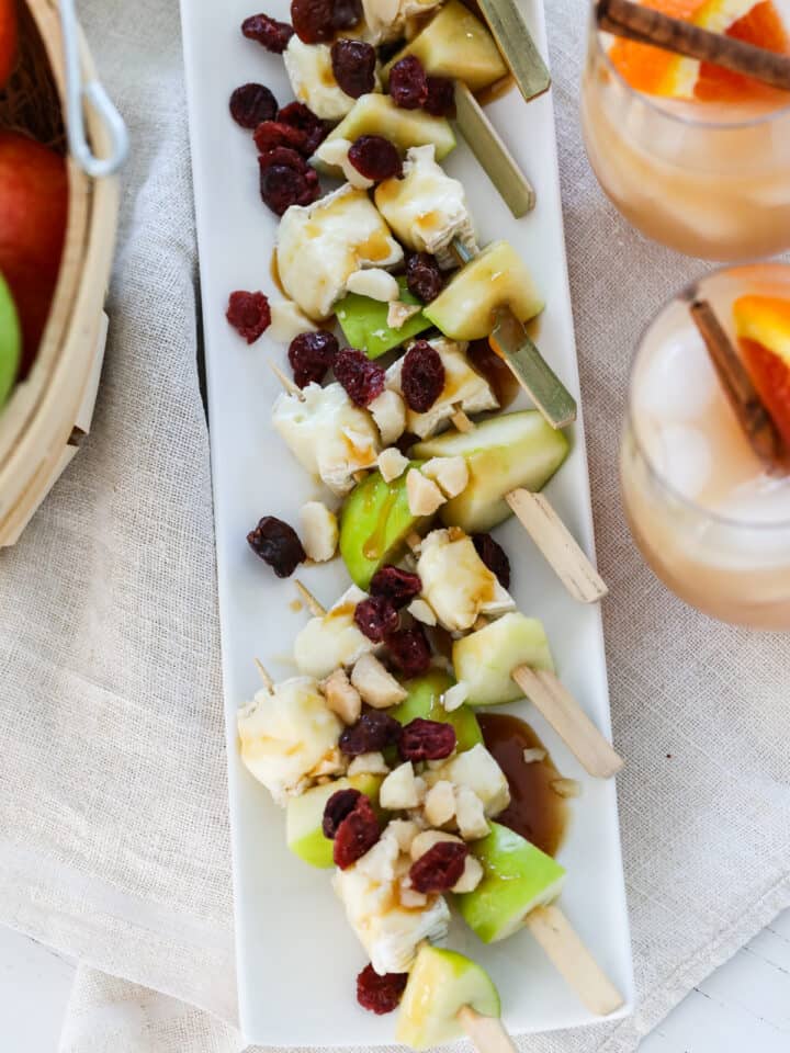 Caramel Apple Brie Appetizers - Delicious Table