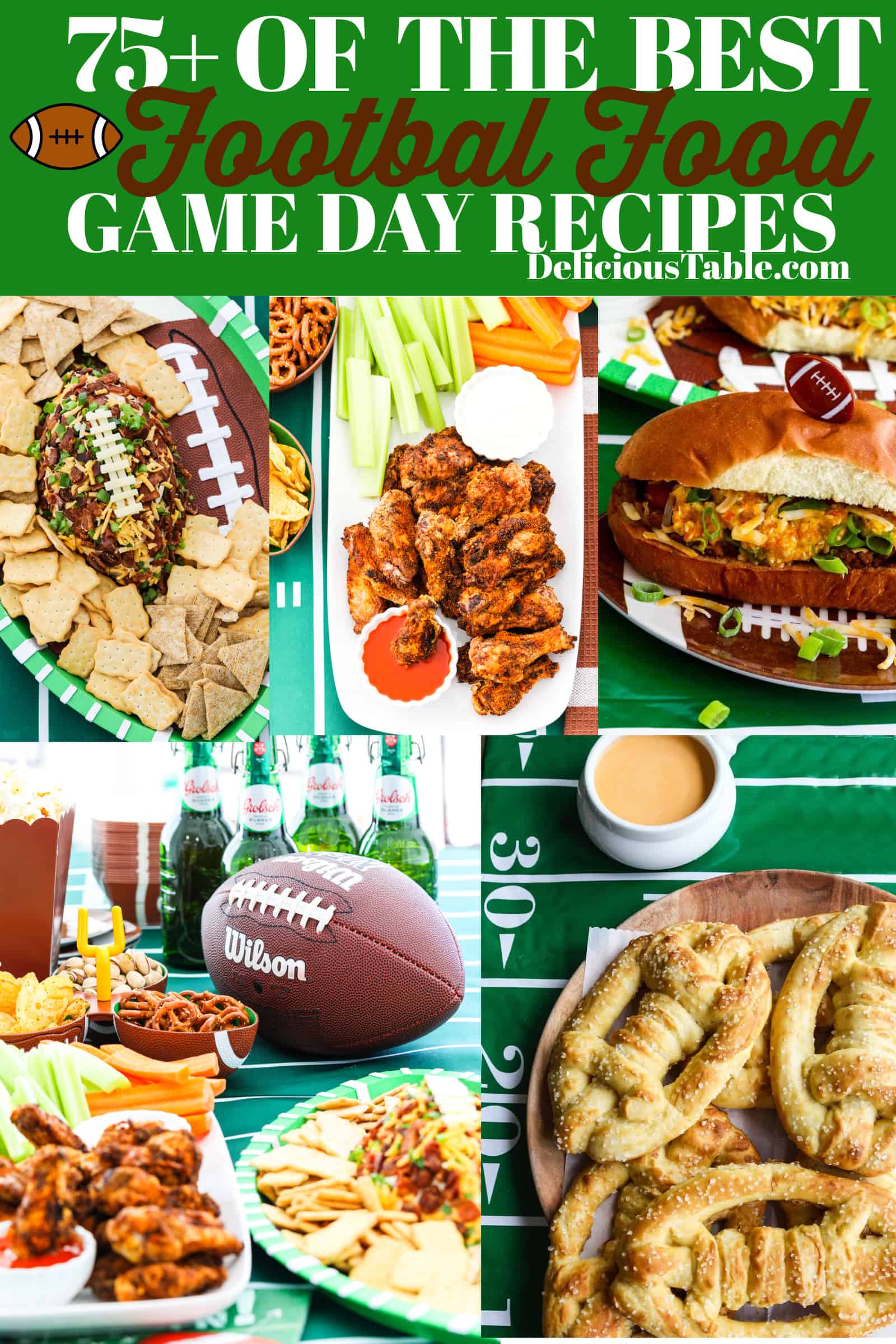 75+ Football Food Recipes - Delicious Table