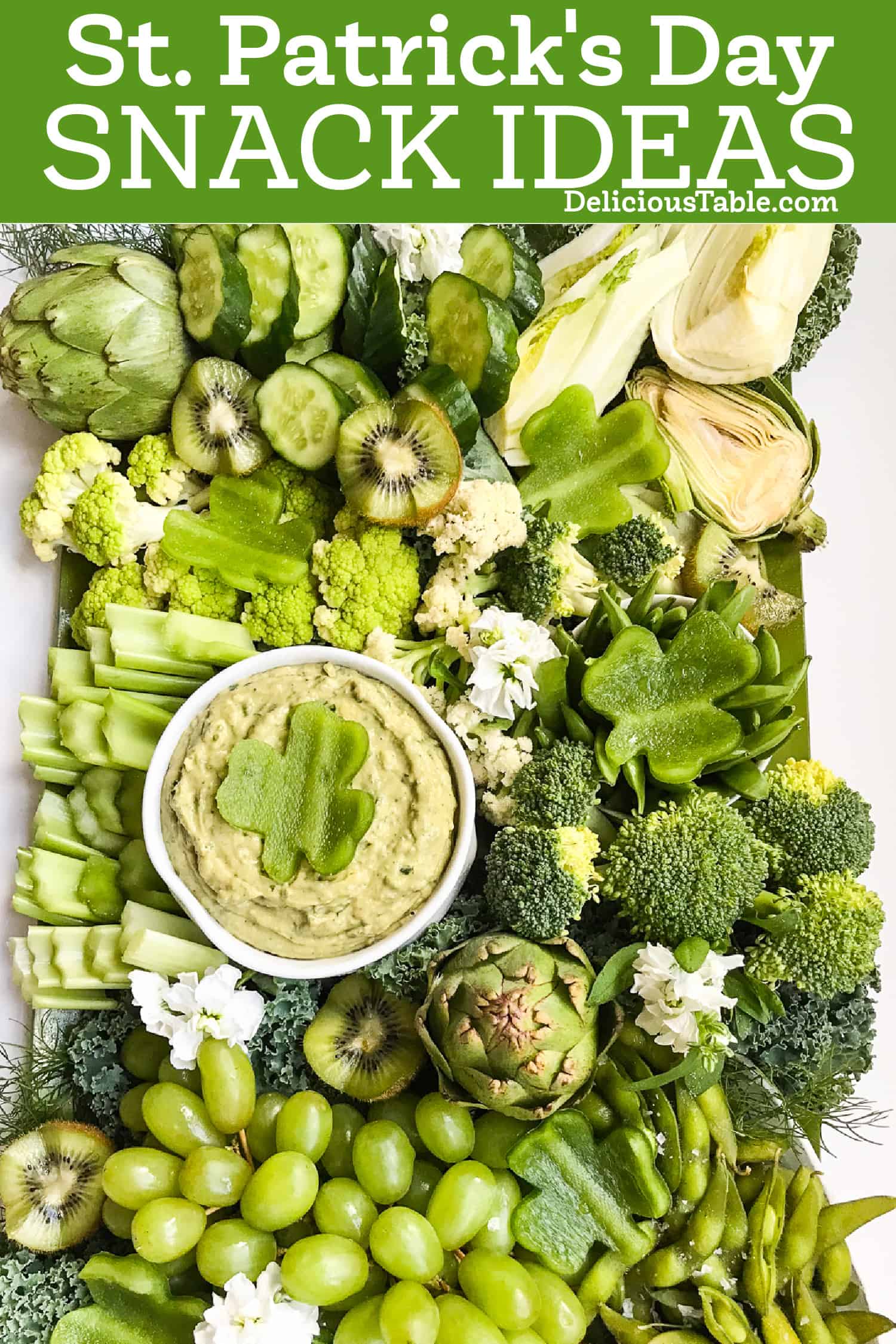 St. Patrick's Day Green Food Snack Ideas - Delicious Table