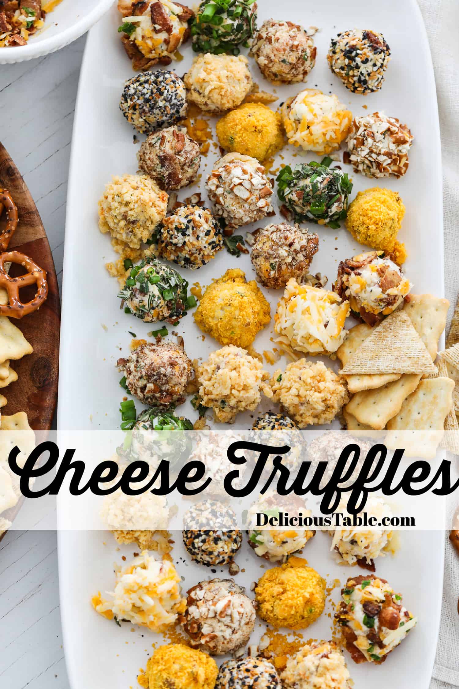 Cheese Truffles Recipe (Mini Cheese Balls) - Delicious Table