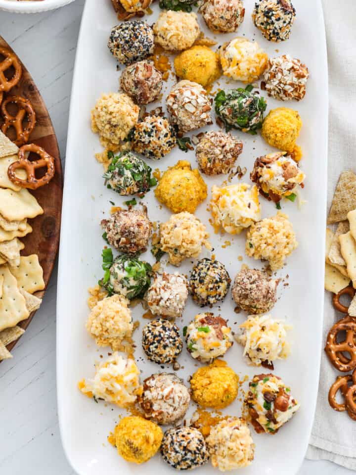 Cheese Truffles Recipe (Mini Cheese Balls) - Delicious Table