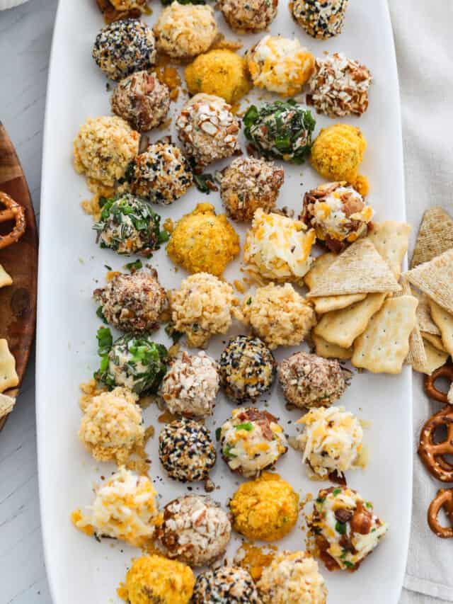 Cheese Truffles Recipe (Mini Cheese Balls) - Delicious Table