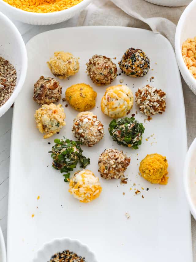 Cheese Truffles Recipe (Mini Cheese Balls) - Delicious Table