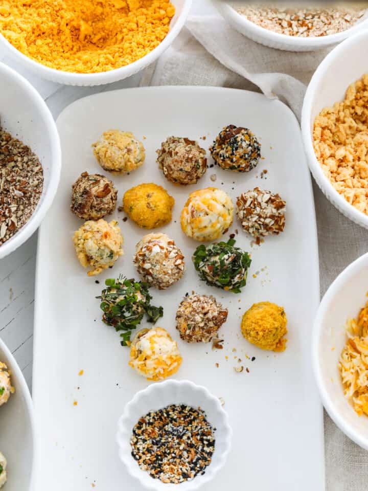 Cheese Truffles Recipe (Mini Cheese Balls) - Delicious Table