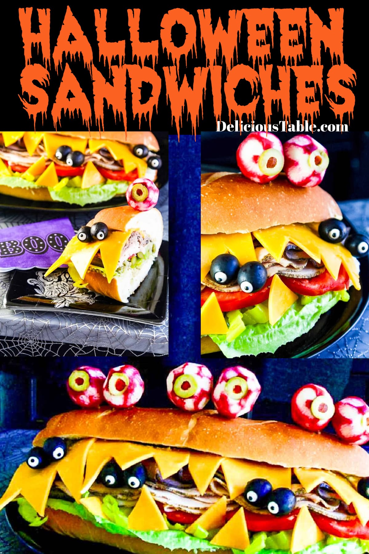 Halloween Food Sandwich Ideas - Delicious Table