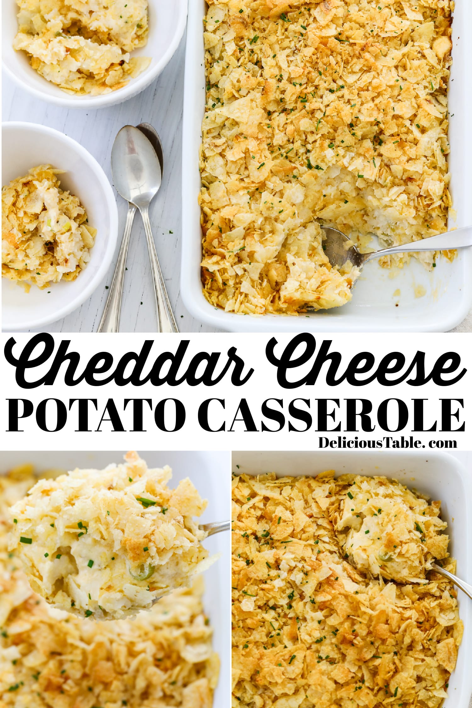 Cheesy Potato Casserole (Funeral Potatoes) - Delicious Table
